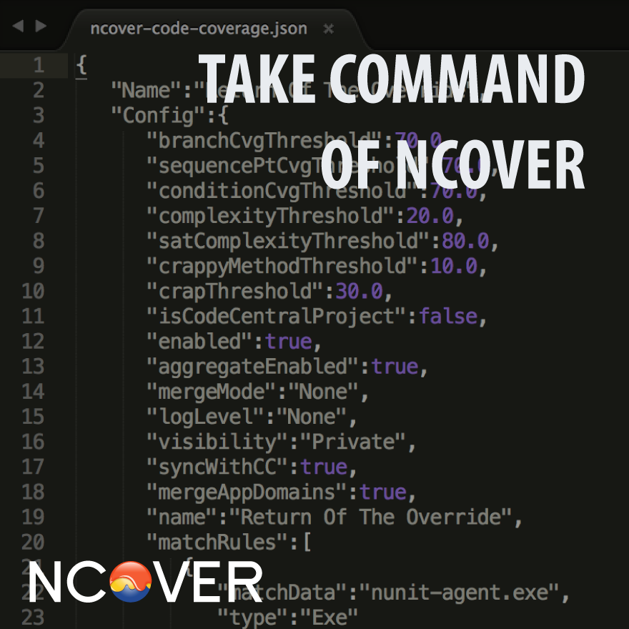 Take Command Of Your Ncover Code Coverage Projects